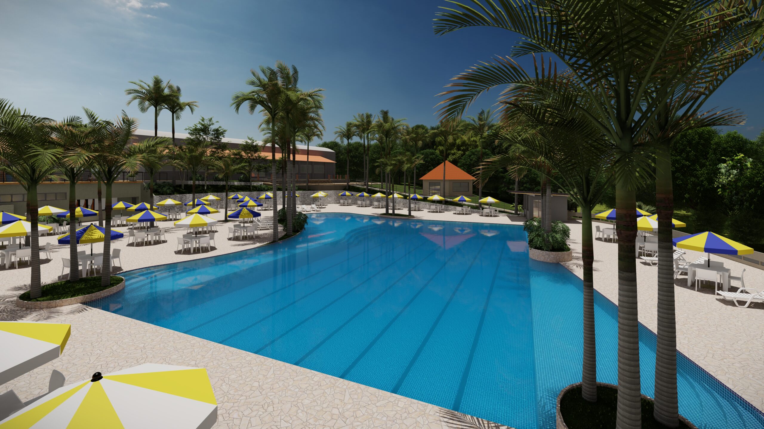 PISCINA CLUBE AABB - LIMEIRA -SP - Pomella Arquitetura